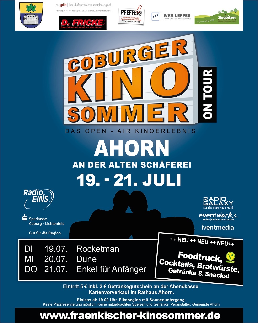Ahorner Kinosommer - Enkel für Anfänger | Gemeinde Ahorn