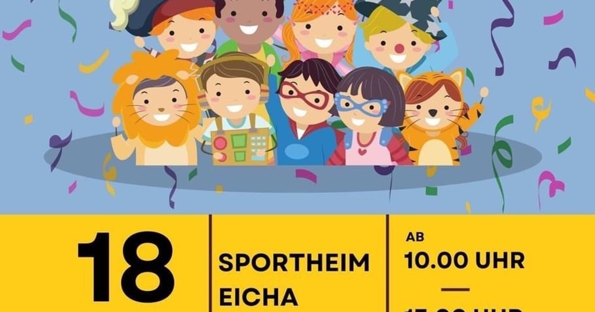 Kinderfasching Spvg Eicha | Gemeinde Ahorn