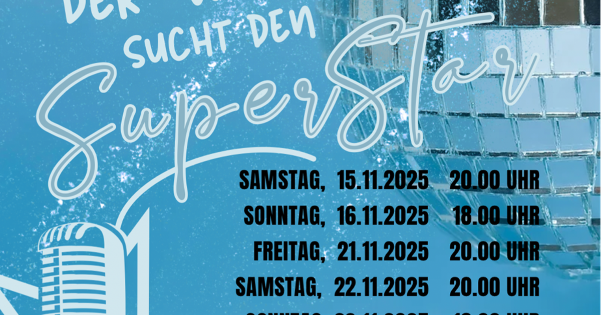 Die Trächer Laienspieler "Der Willi sucht den Superstar" | Gemeinde Ahorn